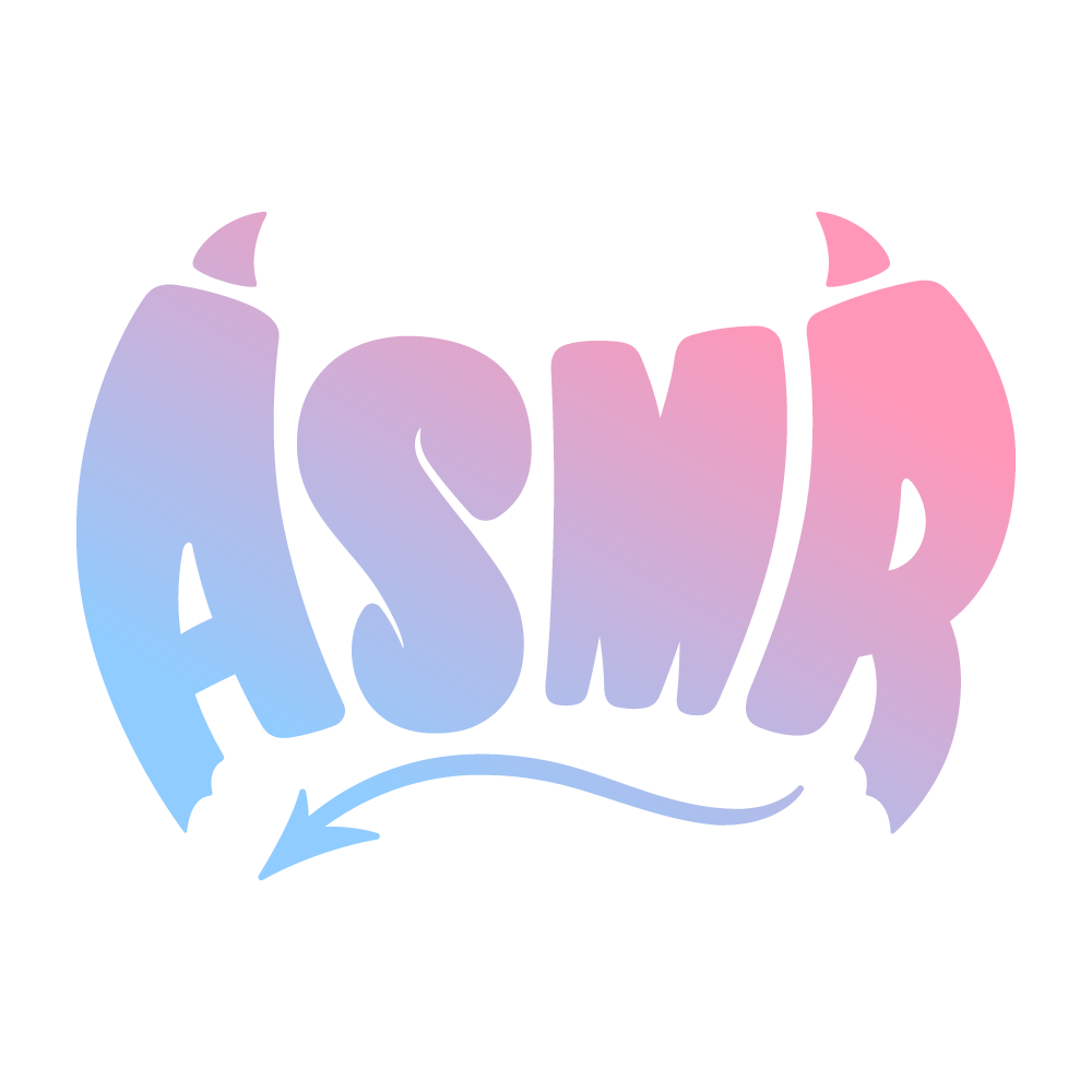 【配信用素材】悪魔的なASMR配信ロゴ | フリー素材・サムネ素材 | Design template ずかしのず