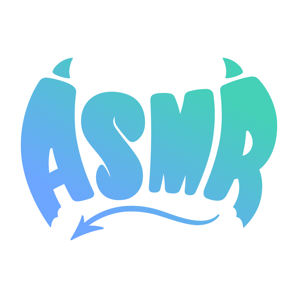 【配信用素材】悪魔的なASMR配信ロゴ | フリー素材・サムネ素材 | Design template ずかしのず