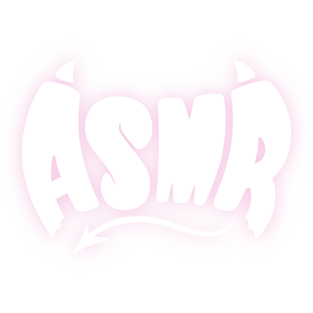 【配信用素材】悪魔的なASMR配信ロゴ | フリー素材・サムネ素材 | Design template ずかしのず